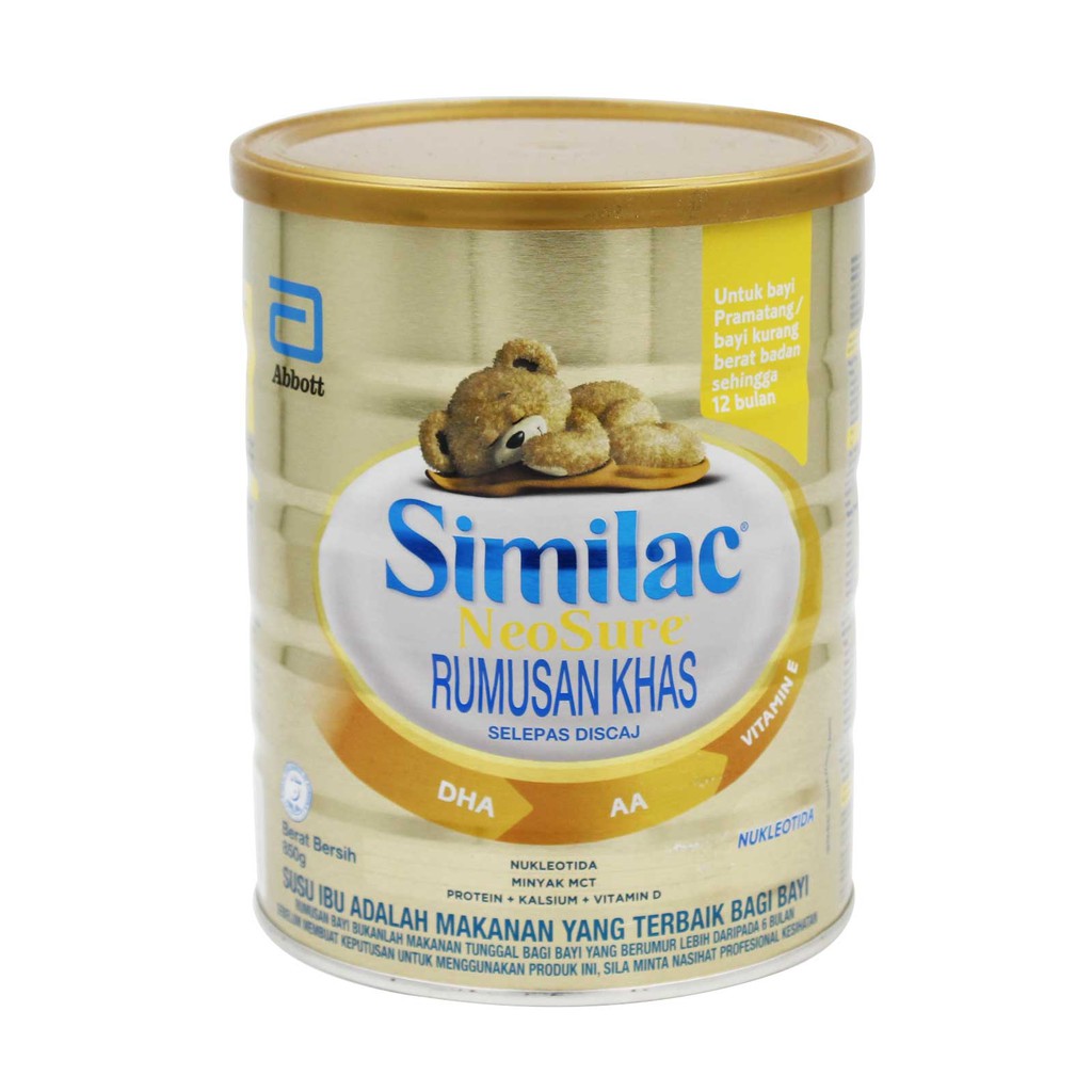 Abbott Similac NeoSure Rumusan Khas Formula Milk Powder 370g (0-12 ...