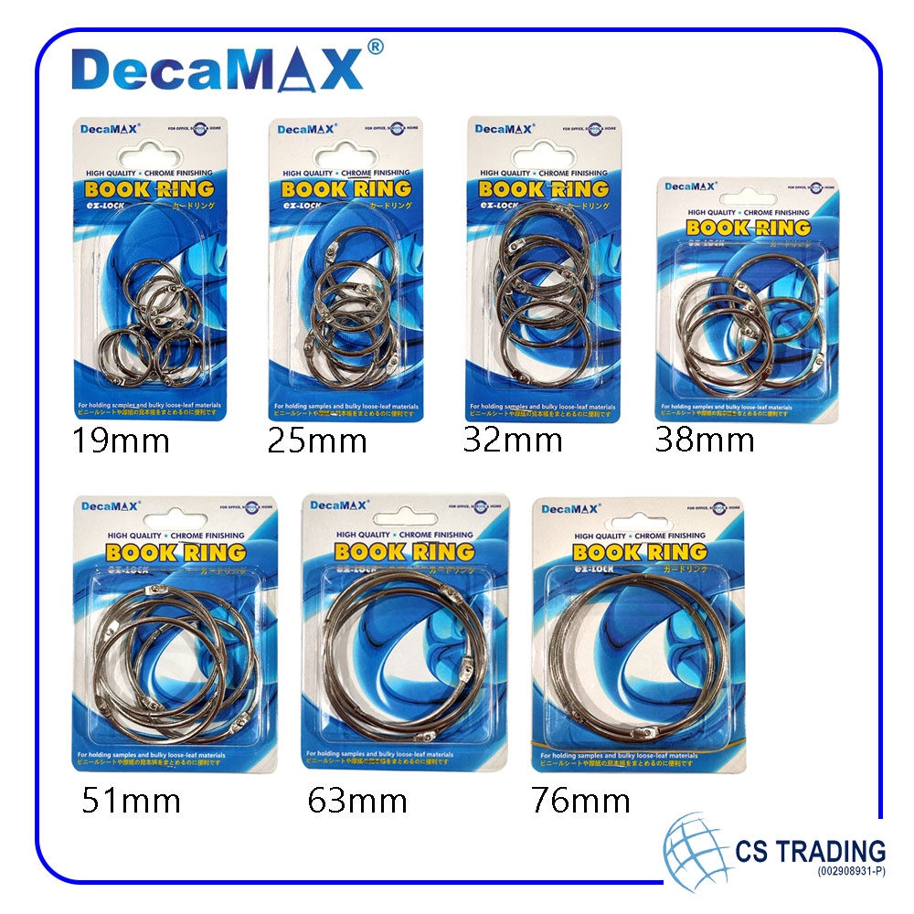 Card Ring Paper Book Rings Binding Ring Binder Ring Key Ring 19mm 25mm ...