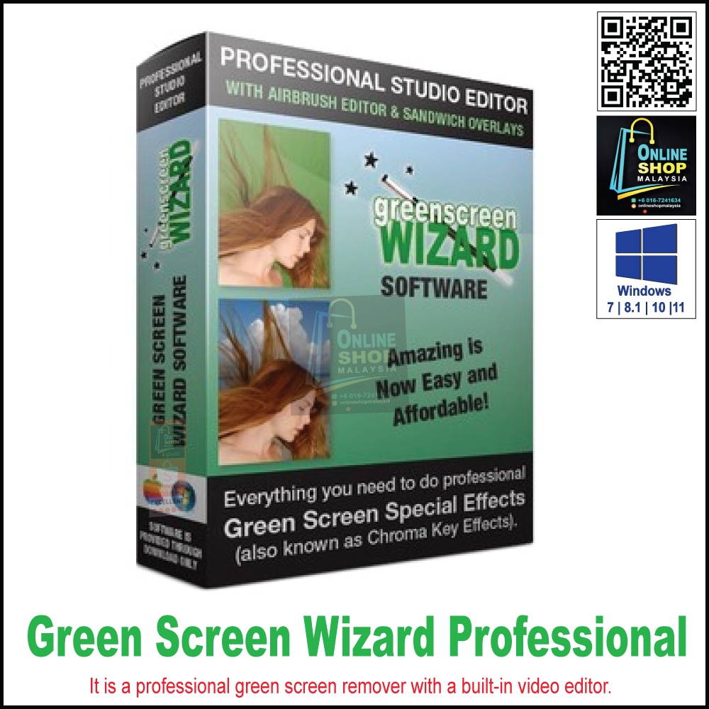 Green Screen Wizard Professional | Shopee Malaysia