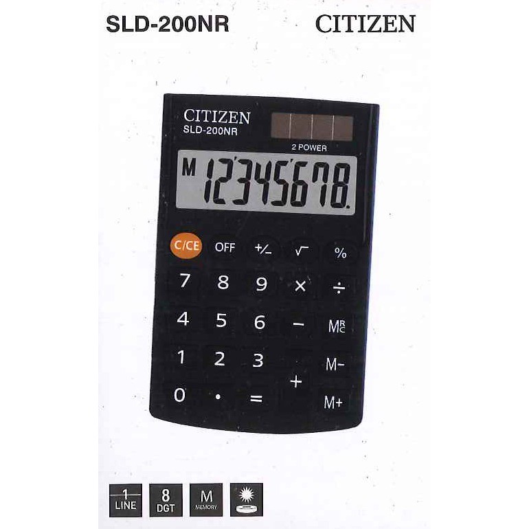 CITIZEN SLD-200NR POCKET CALCULATOR ( ORIGINAL ) | Shopee Malaysia
