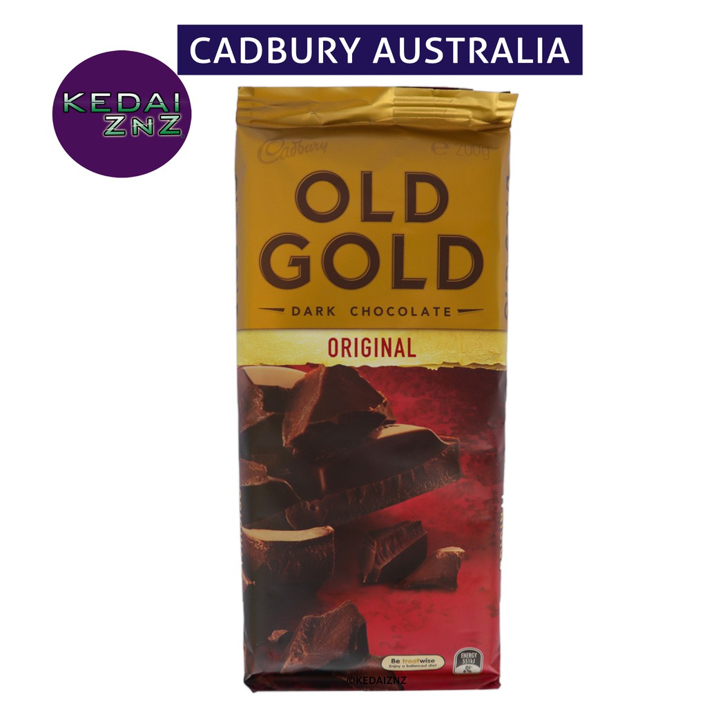 Chocolate Cadbury OLD GOLD ORIGINAL Dark Chocolate Bar 180g Coklat ...
