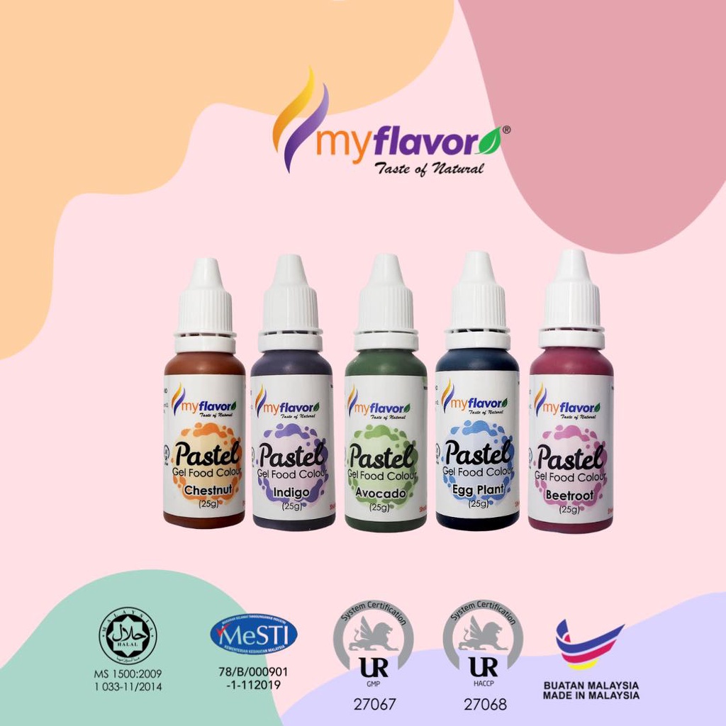 My Flavor Pastel Gel Food Colour 25g -FARM VALLEY Series | Shopee Malaysia