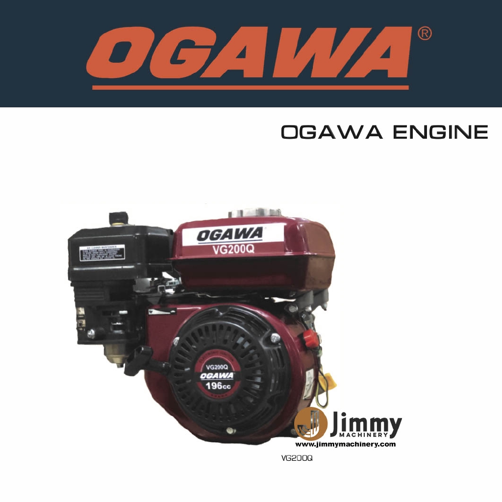 OGAWA 4 Stroke Engine 196cc Heavy Duty Series 19mm Thread Shaft ...
