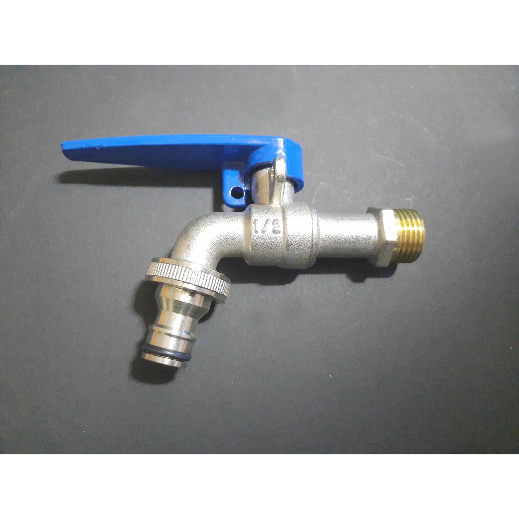 KITA 1/2" Lockable Brass Ball Valve Tap/ 1/2" Brass Washing Machine Tap ...