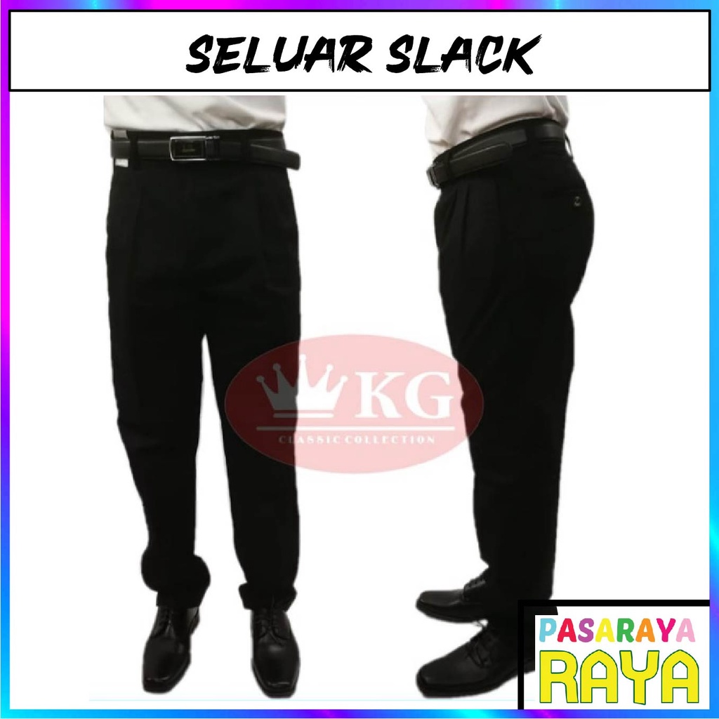 SELUAR SLACK COTTON PLEAT KEDUT 12860 PANJANG JENIS ORIGINAL KHAKI ...