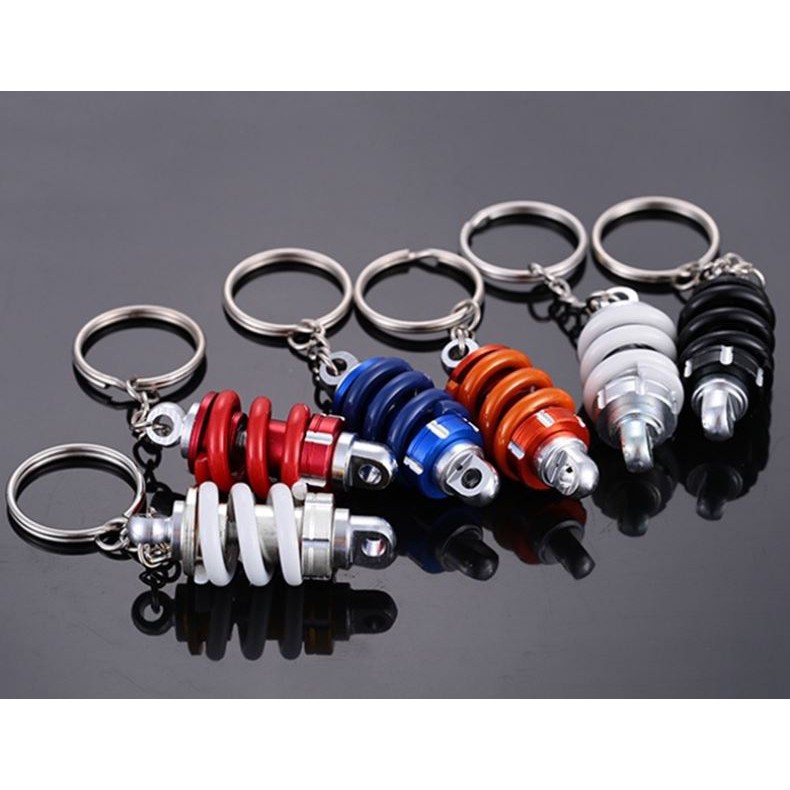 FreeEasy Car Motorcycle Keychain Motor Modified Monoshock Key Chain ...