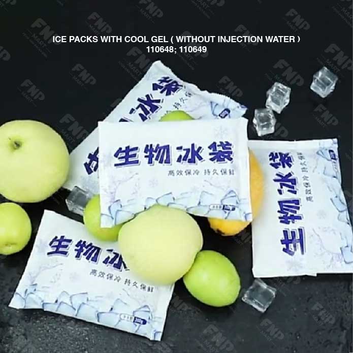 ICE PACKS WITH COOL GEL (10pcs/pack) 100gm/ 200gm ( REUSABLE ) | Shopee ...