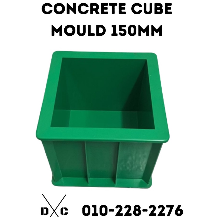 ABS Concrete Cube Mould 150mm / Ujian Konkrit 150mm test block | Shopee ...