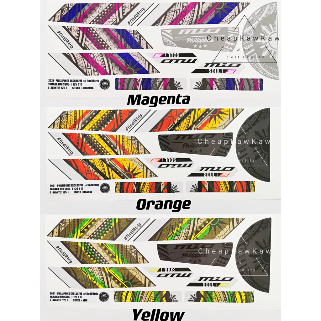 EGO AVANTIZ 2021 PHILIPPINES Special Custom Body Cover Set Stripe ...