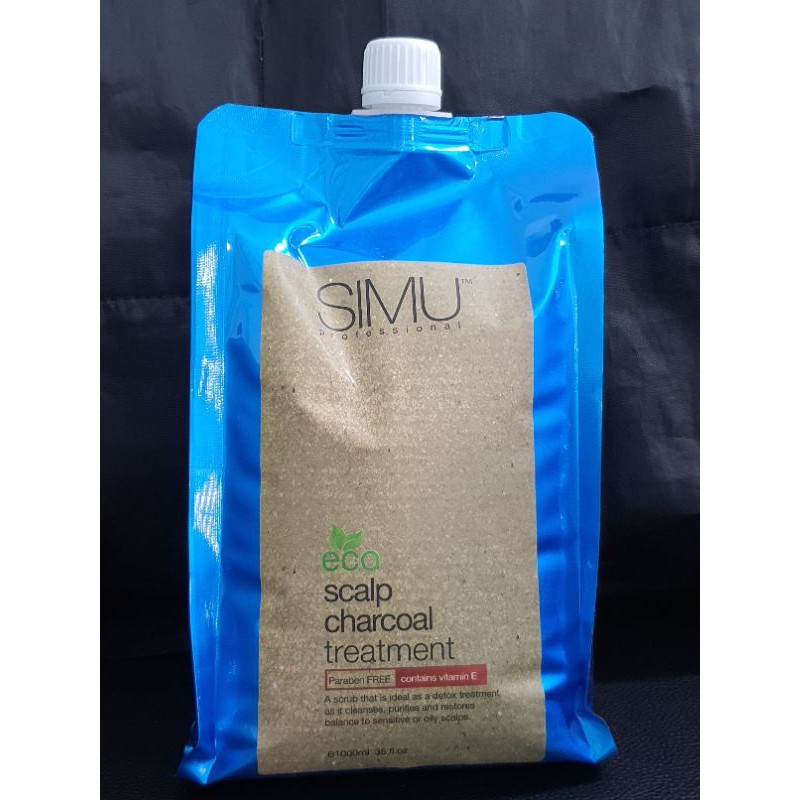 Ready Stock SIMU Professional Eco Scalp Charcoal Treatment Paraben Free ...