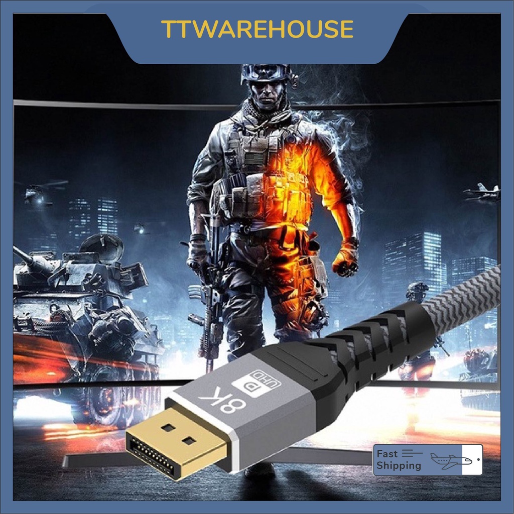 Display Port 8K V1.4 DP Cable Displayport ThunderBolt 8K 4K 2K 165Hz ...