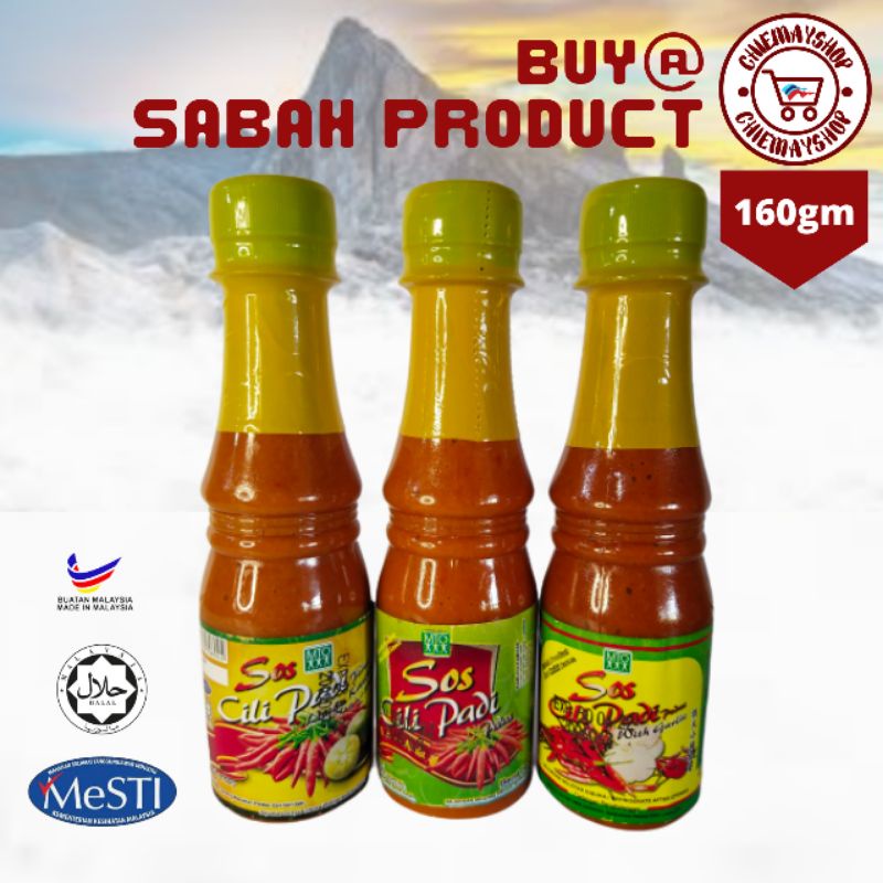 [Sabah] Sos Cili Padi @ Lada Mee 160gm | Shopee Malaysia