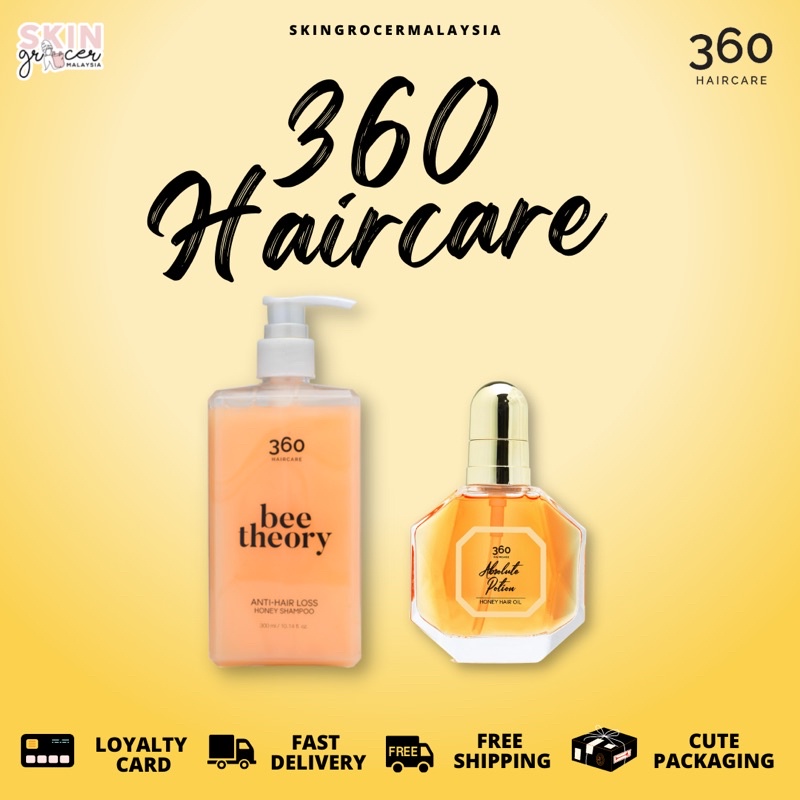 360 HAIRCARE Bee Theory Anti Hair Lost Honey Shampoo / Absolute Potion ...