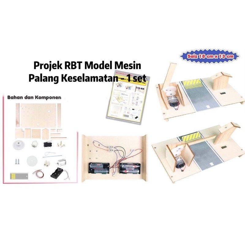 Projek RBT 2021 Kit Model Mesin Palang Keselamatan-1set | Shopee Malaysia