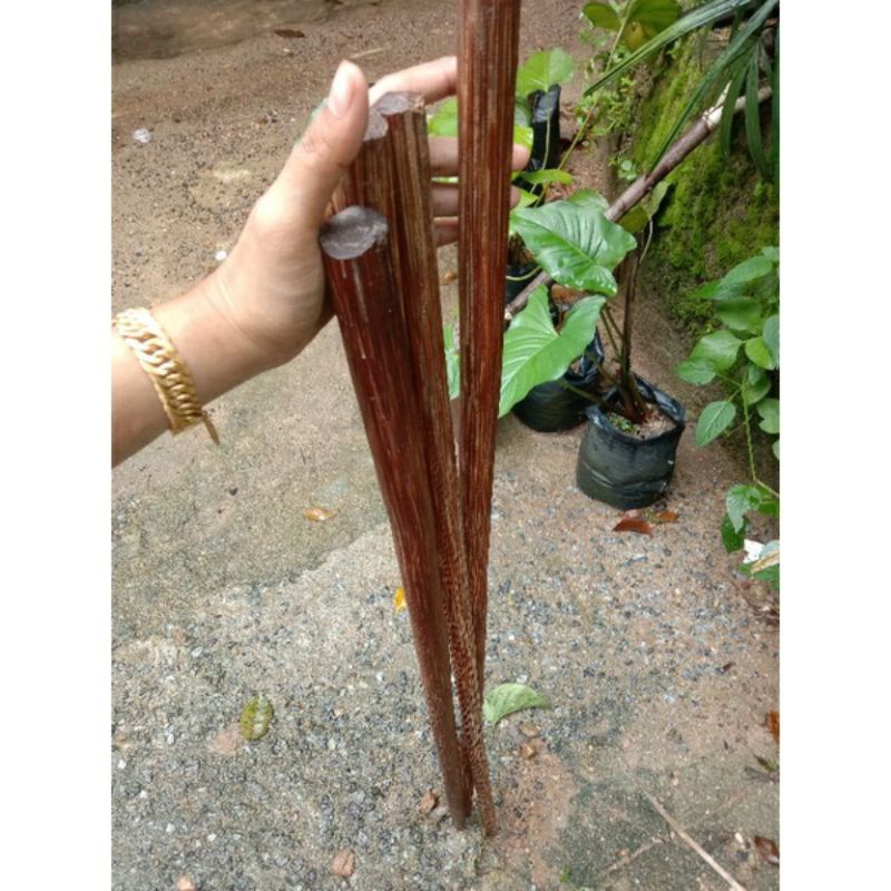 TERAS PEMBISA KAYU IBOR URAT MERAH 4KaKI LEBIH | Shopee Malaysia