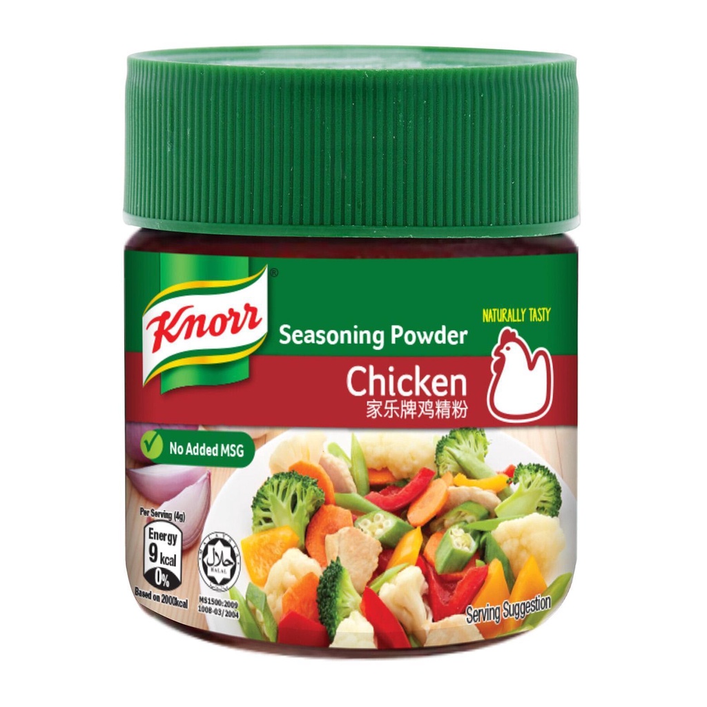 KNORR No Added MSG Chicken Seasoning Powder 120g | Shopee Malaysia