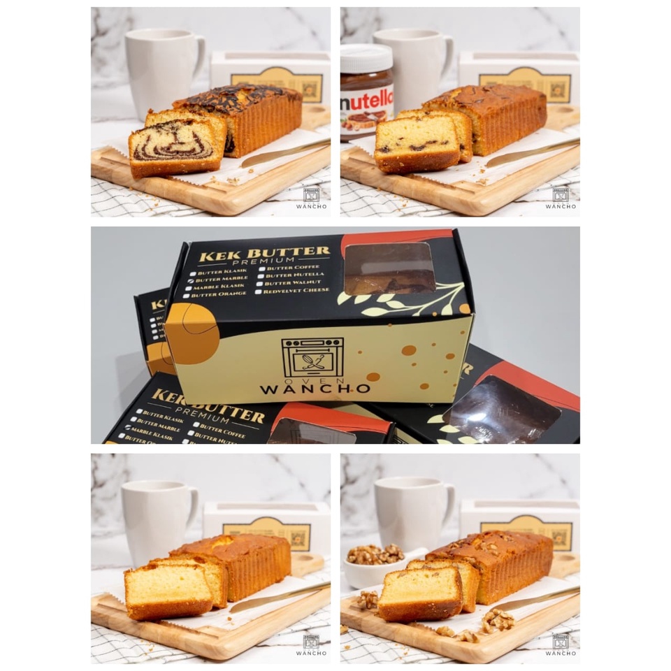 KEK BUTTER PREMIUM - Kek Butter Klasik, Kek Butter Marble, Kek Butter ...