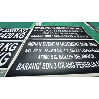 BDM BTM Lorry Sticker follow JPJ Standard (Customizable) | Shopee Malaysia