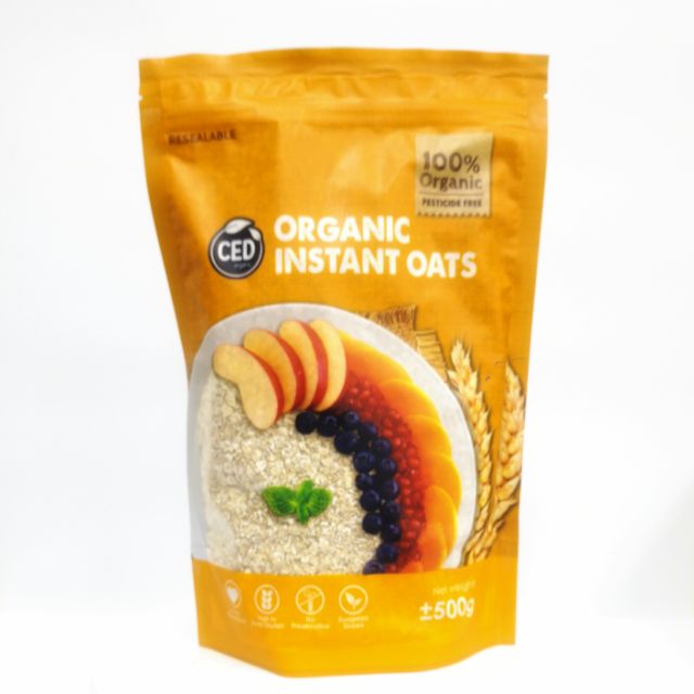 [New Packing] CED Organic Instant Oats 500g | Shopee Malaysia