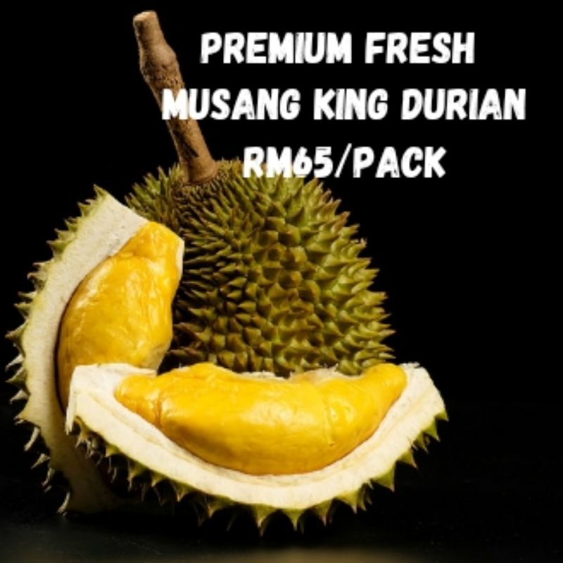 Fresh Musang King Durian Pulps 400g * 3 boxes (Free Delivery) | Shopee ...