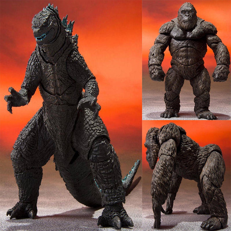 Godzilla Vs King Kong Hand Toy Kidola A Dragon With Three Heads Model ...