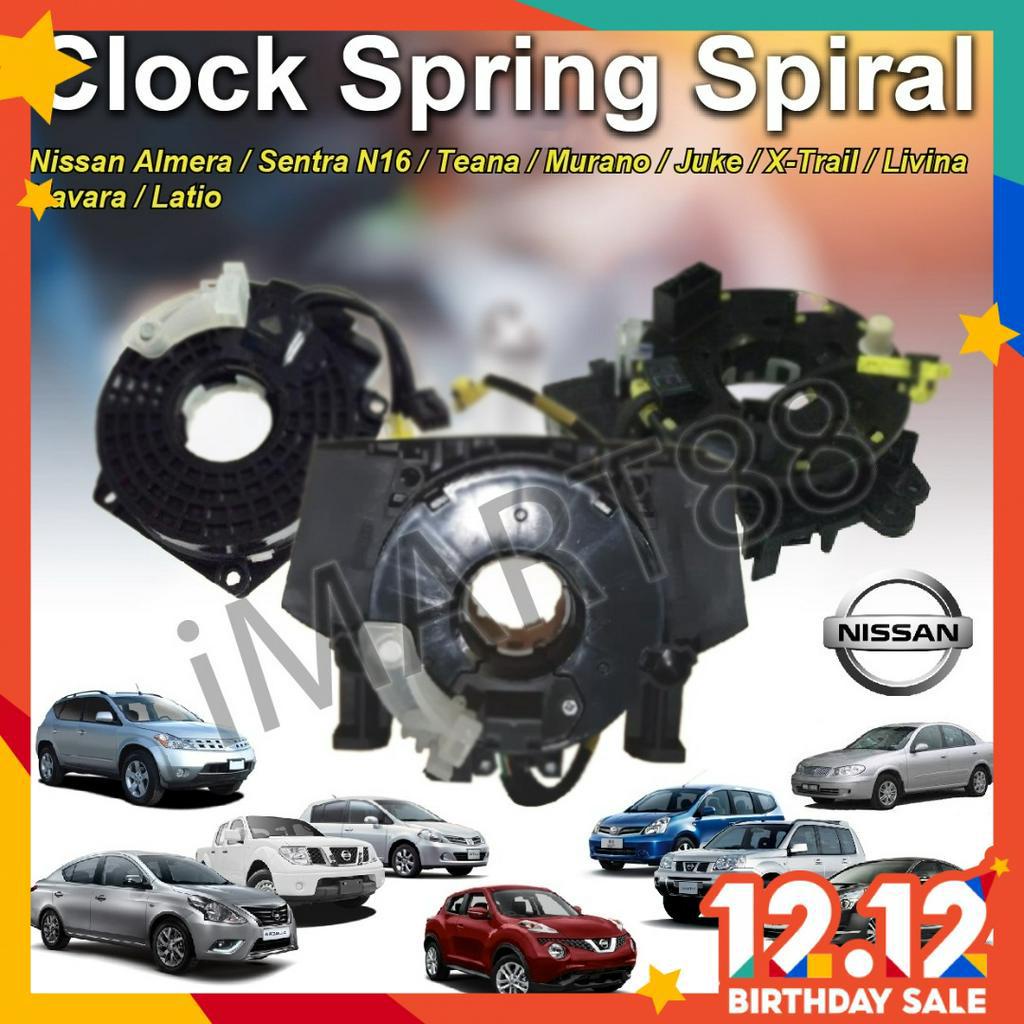 Nissan Clock Spring Spiral Cable Almera Teana X-Trail Navara Latio ...