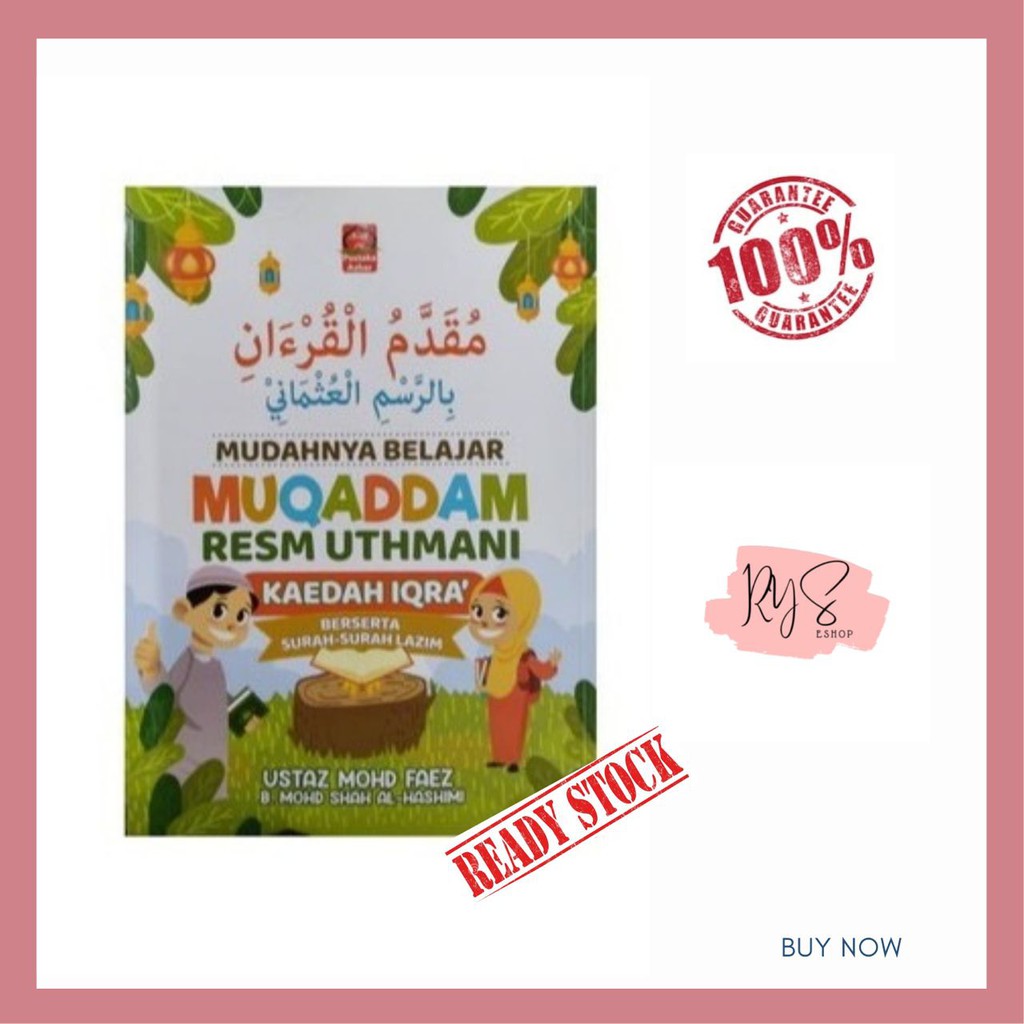 Buku Mudahnya Belajar Muqaddam Resm Uthmani (Kaedah Iqra) - Surah-Surah ...