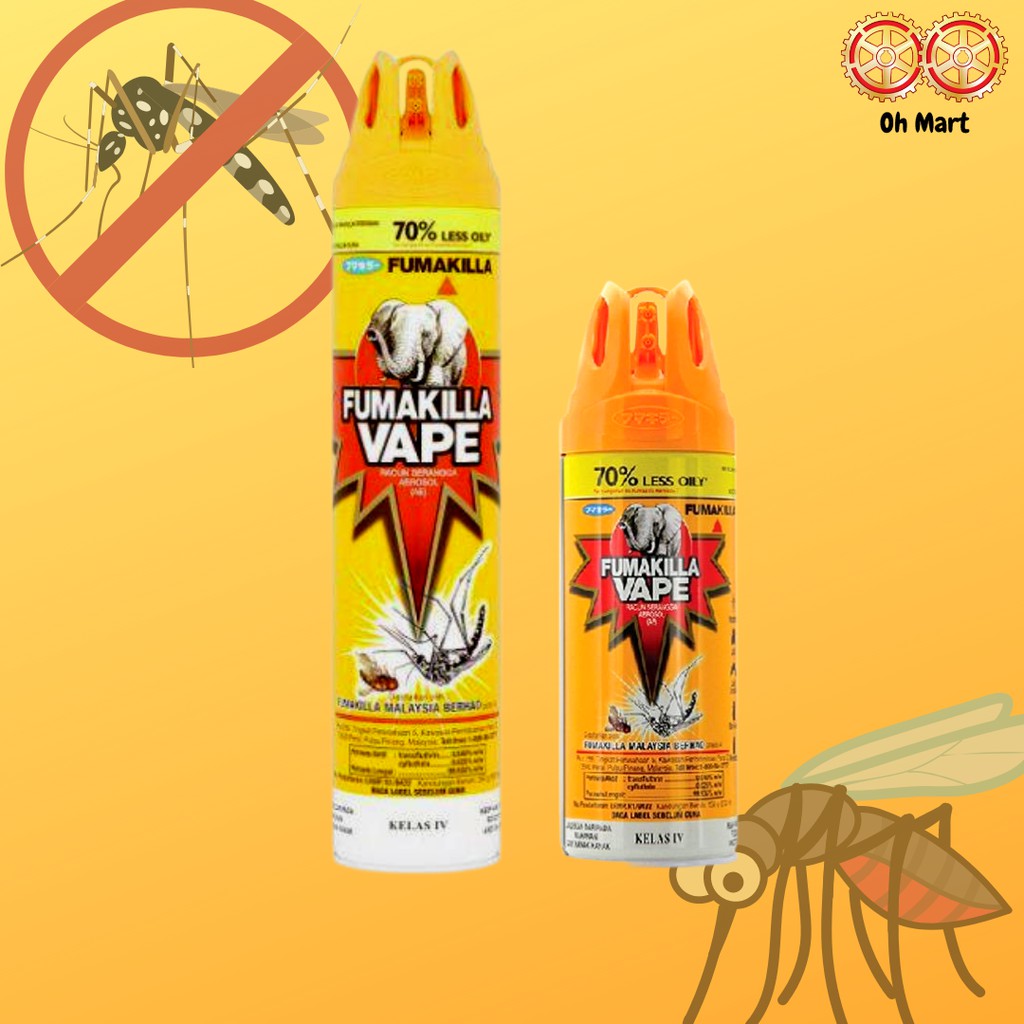 Fumakilla Vape/ Racun Serangga Aerosol (600 ml/ 270 ml) | Shopee Malaysia