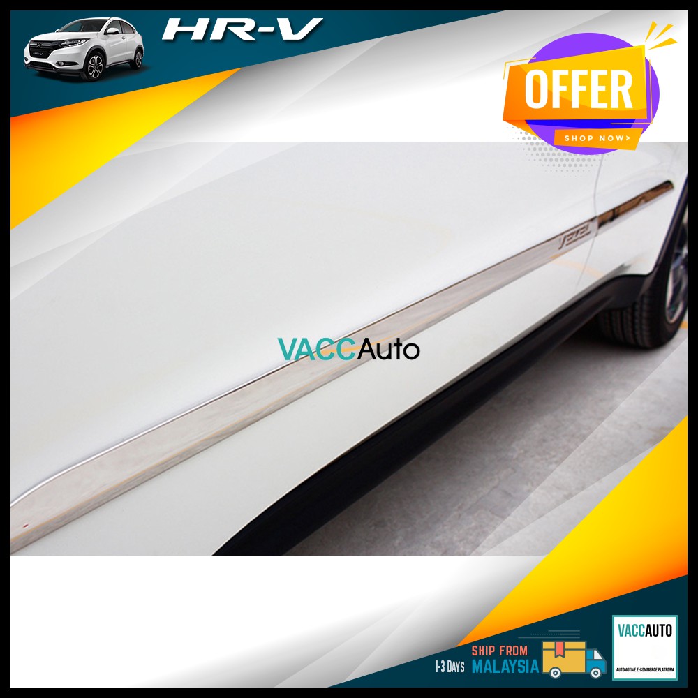 Honda HR-V Side Door Moulding Body Lining Chrome HRV / VEZEL (1st Gen ...