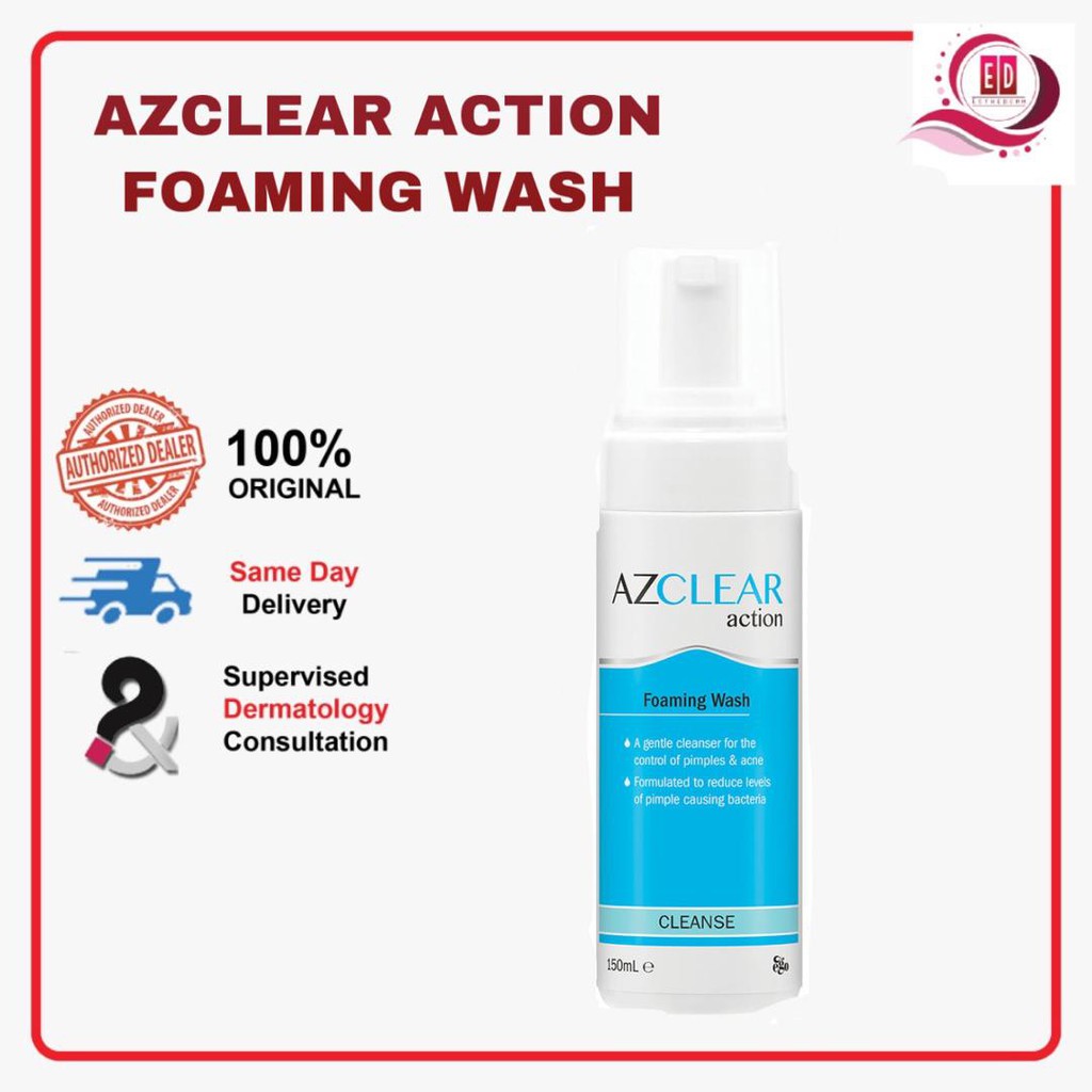 AZClear Action Foaming Wash 150ml Exp 06/2025 | Shopee Malaysia