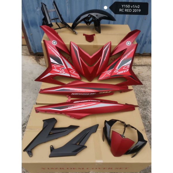 coverset y15 RC merah 2019 v1/v2 | Shopee Malaysia