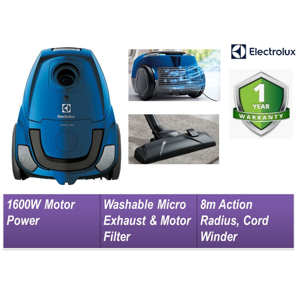 Electrolux Vacuum Cleaner 1600W Z1220 | Shopee Malaysia
