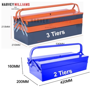 Extra Long 3 Layer Metal Toolbox Tool Box Metal Cantilever 3 Tiers 2 ...