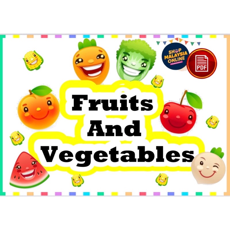 Preschool Activity Book Fruits and Vegetables Montessori Activity ...