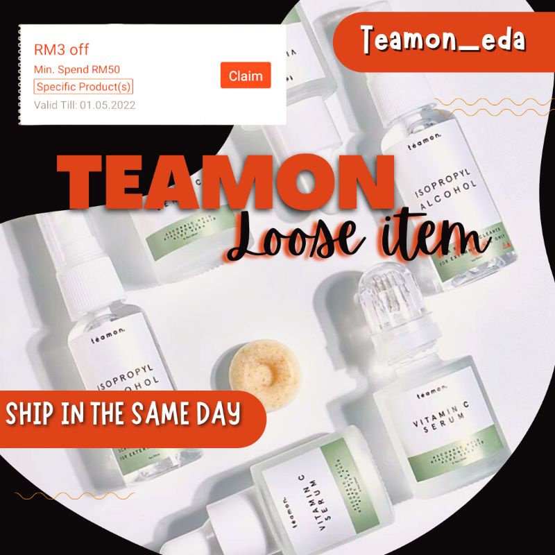 TEAMON NEW GUAVA SERUM TONER CUCUMBER HYDRATION SERUM VITAMIN C SERUM ...