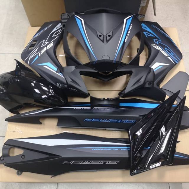 COVER SET LC135 V1 OEM RC BLACK 💰OFFER OFEER OFFER💰 | Shopee Malaysia
