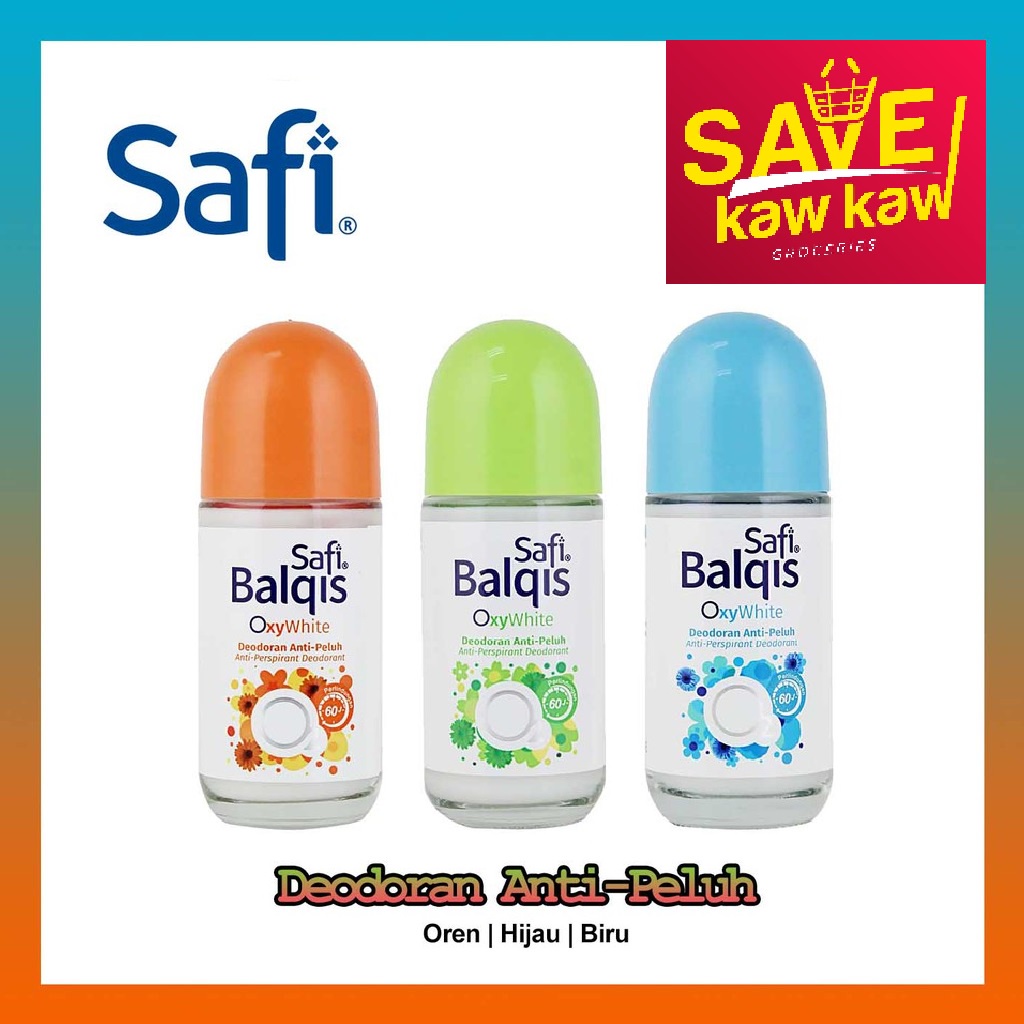 Safi Balqis Oxywhite Deodorant Roll-on 40ml | Shopee Malaysia
