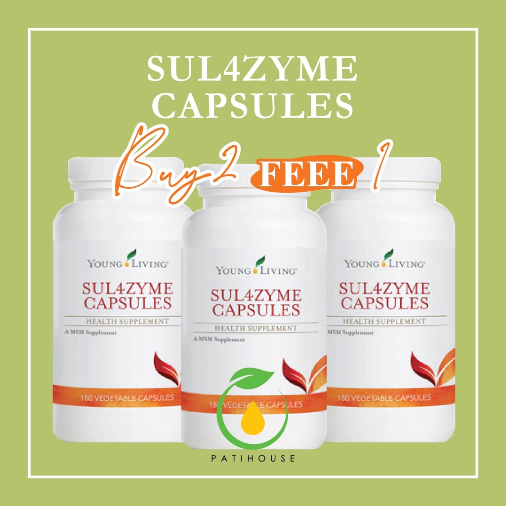 Young Livings Sulfurzyme Dietary Supplement Capsules /180 Capsules (EXP ...