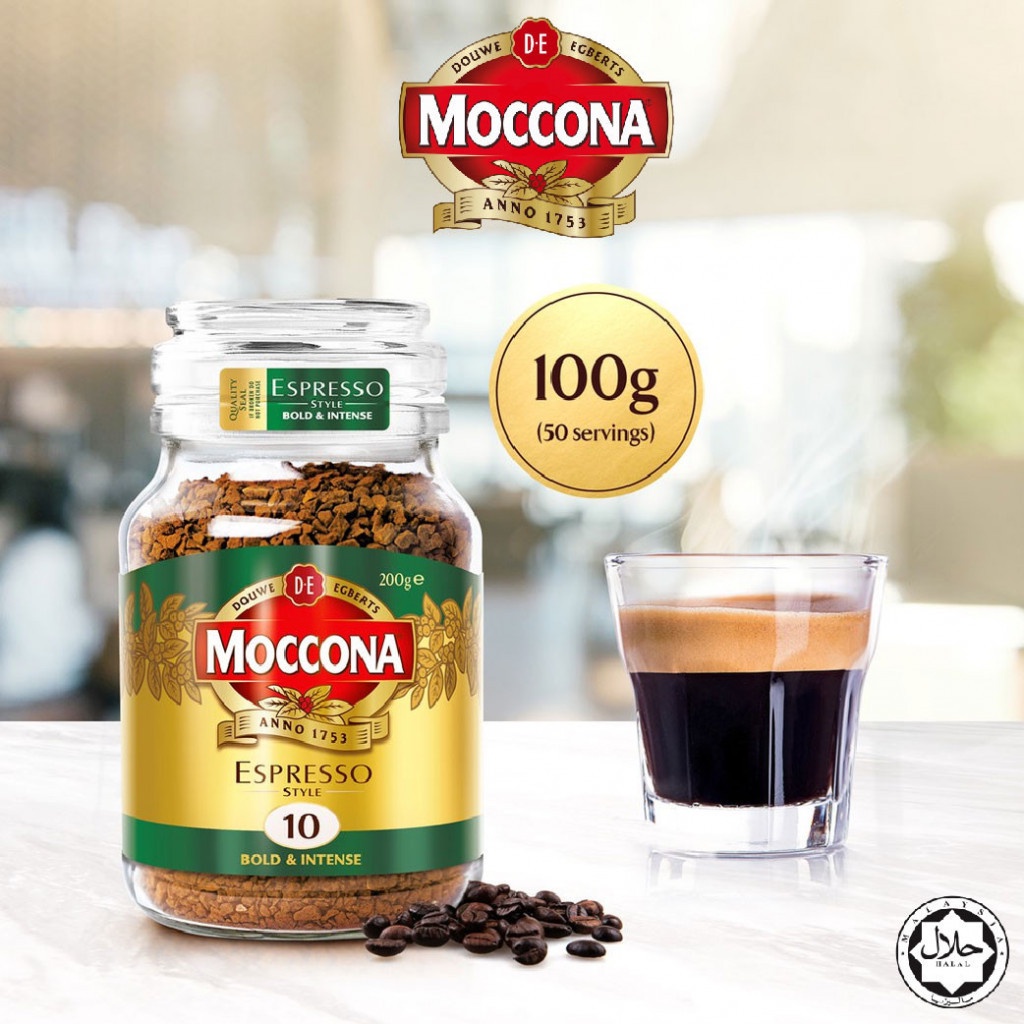 Moccona Espresso Style Freeze Dried 10 Coffee 100g | Shopee Malaysia