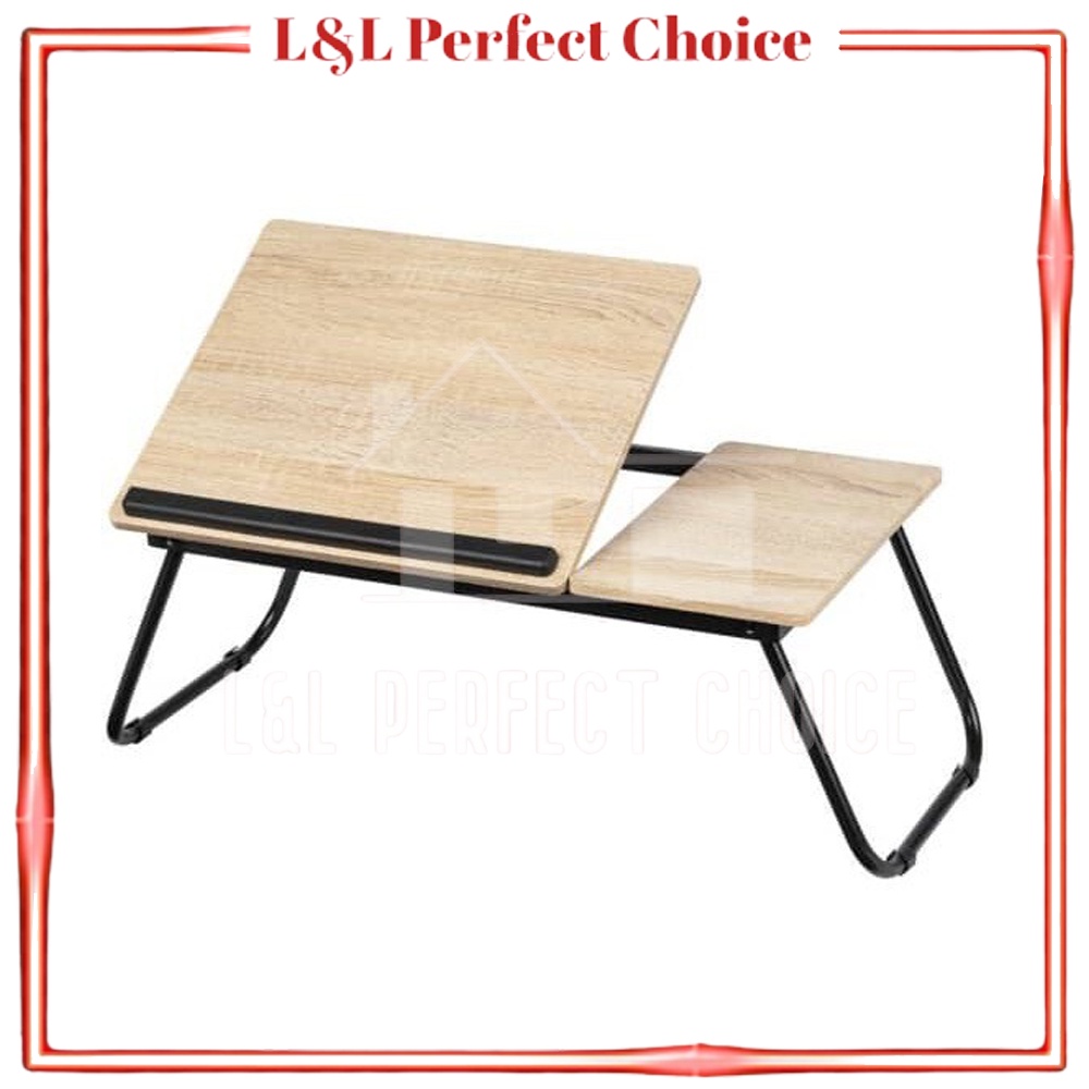 Foldable Adjustable Laptop Study Table Drawer Notebook Multipurpose ...