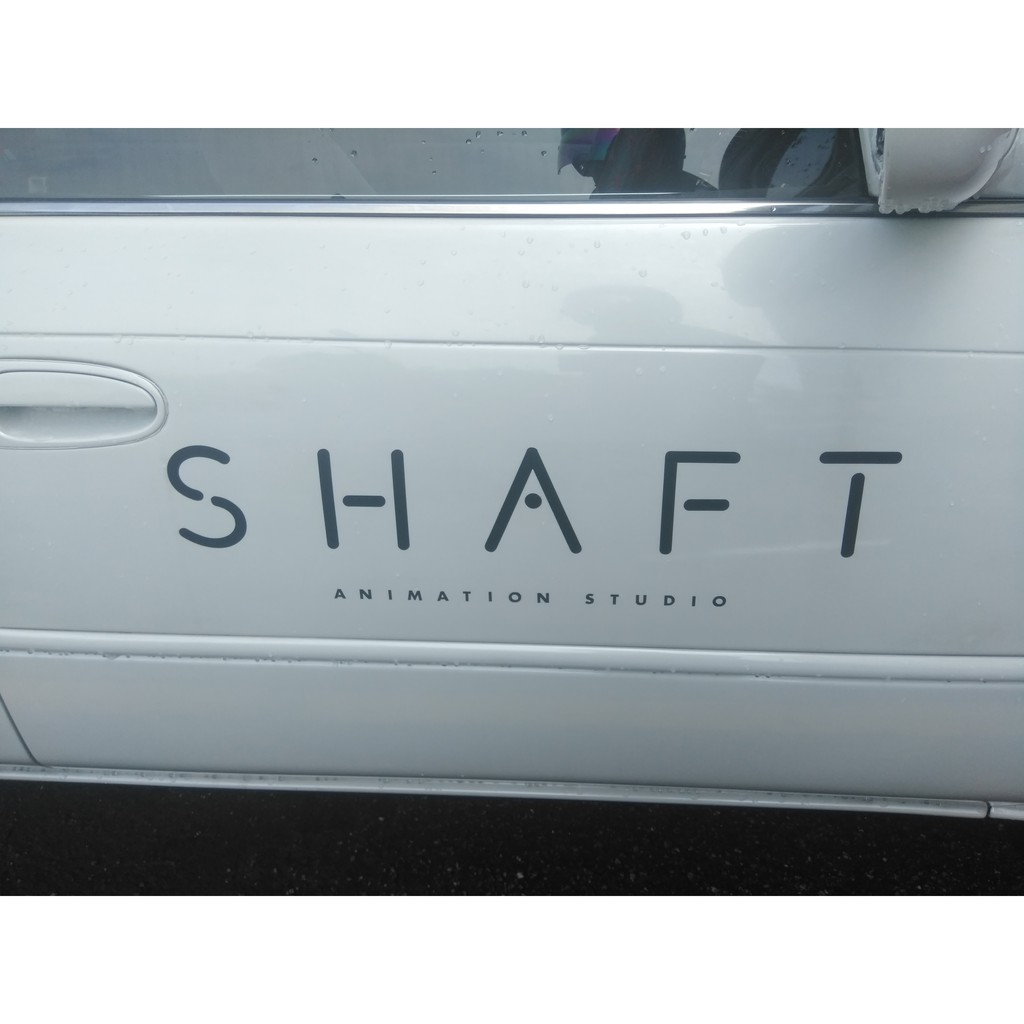 1 PCS SHAFT ANIMATION STUDIO STICKER LOGO | Shopee Malaysia