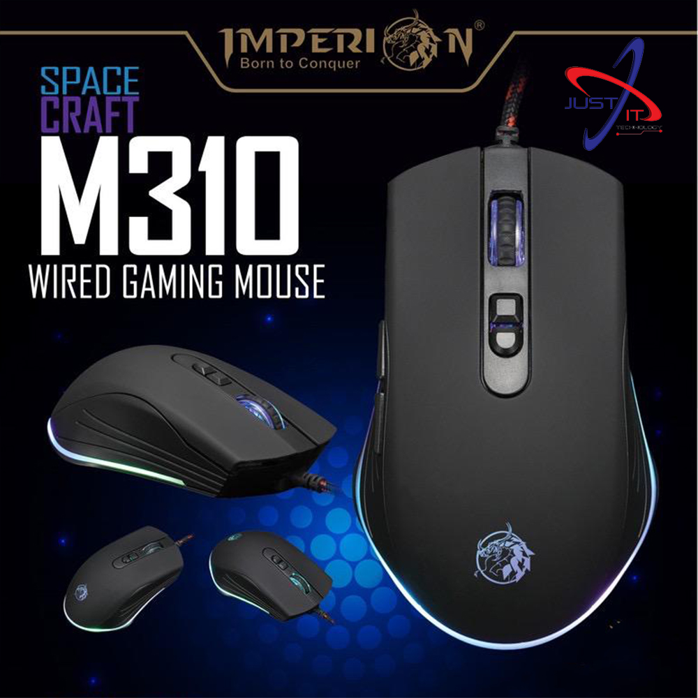 Imperion M310 Space Craft Wired Gaming Mouse - Black | Shopee Malaysia