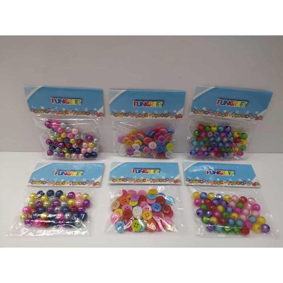 DIY HandiCrafts Plastic Buttons/Acrylic Ball/Crystal Ball | Shopee Malaysia
