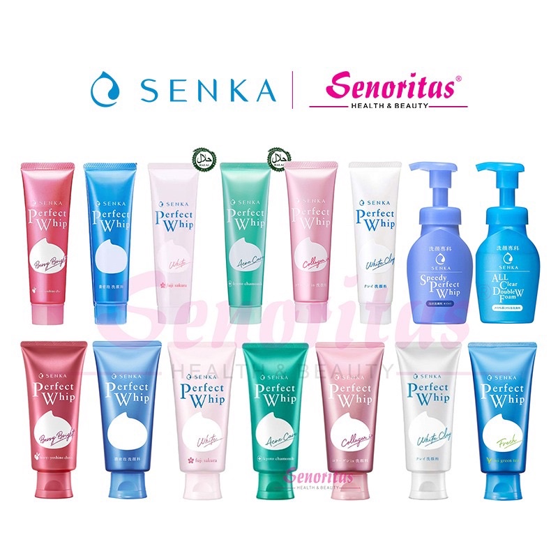 Senka Perfect Whip Face Wash/Foam Wash | Shopee Malaysia