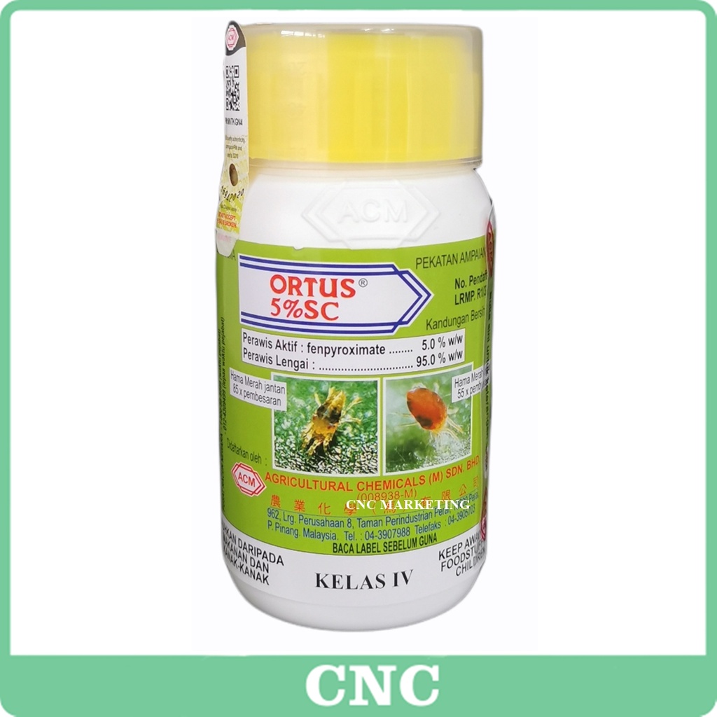 250ML Ortus 5%SC ACM Fenpyroximate 5.0% Racun Hama Hamama Miticides ...
