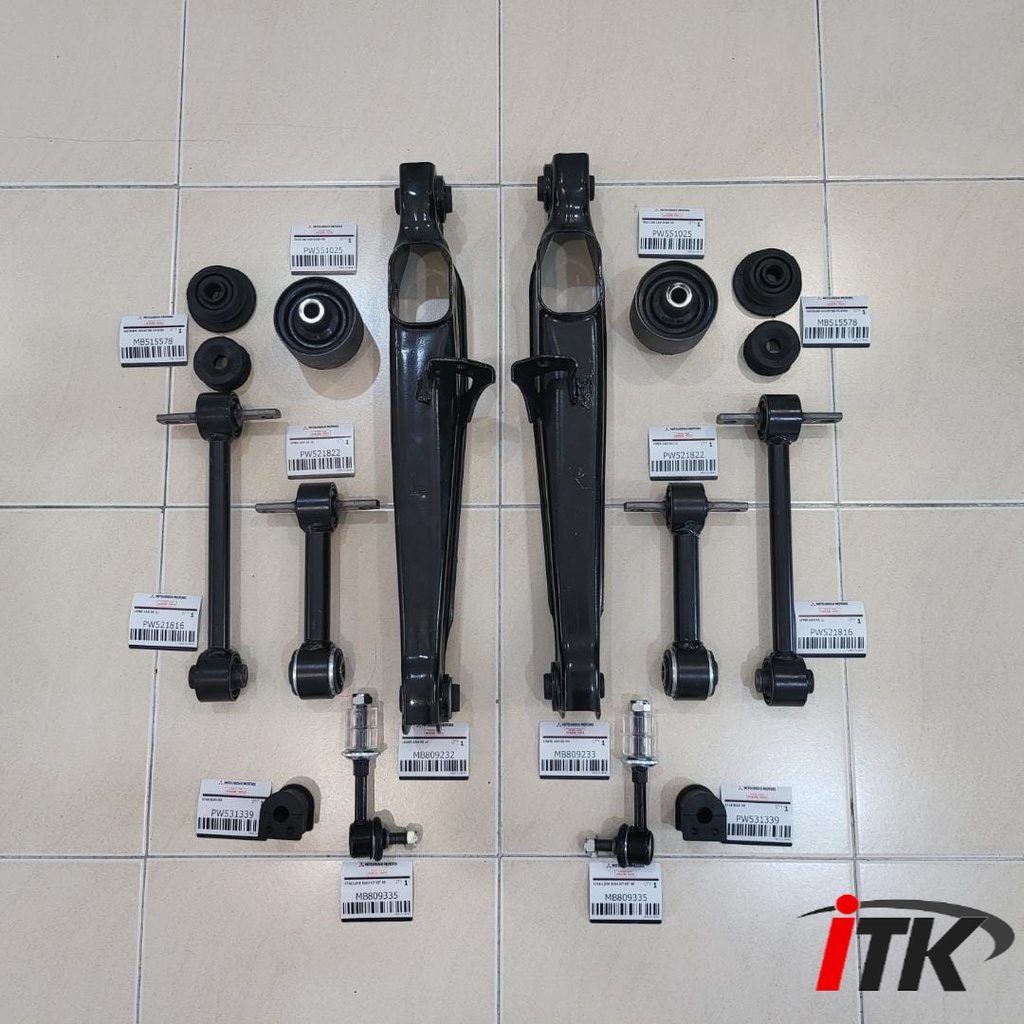 16 ITEM/FULL SET PROTON WIRA WAJA GEN2 PERSONA PUTRA REAR LOWER ARM ...