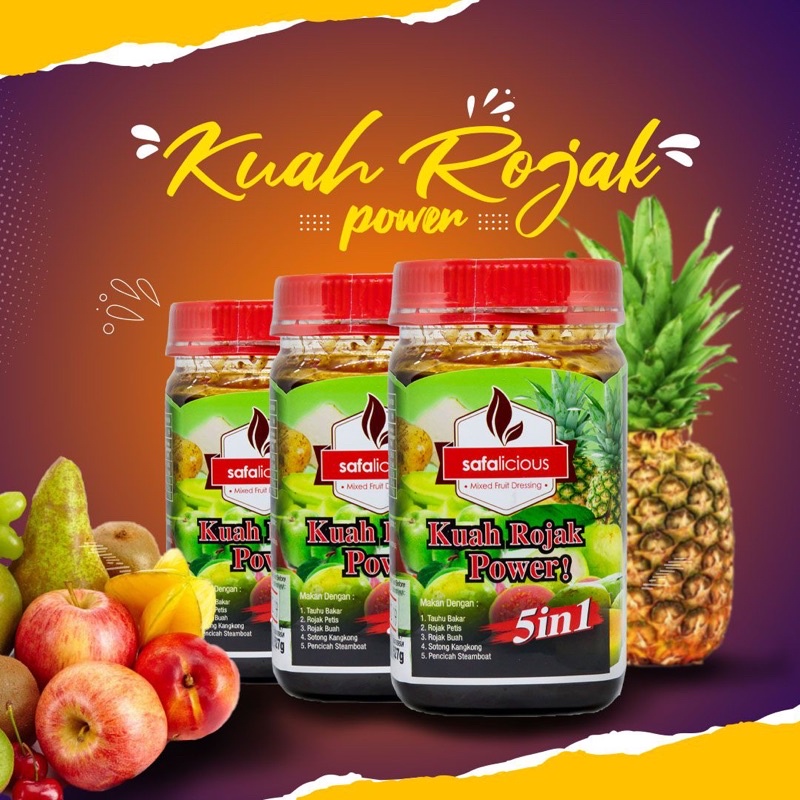 Kuah Rojak Power Rojak Petis Rojak Buah Original | Shopee Malaysia