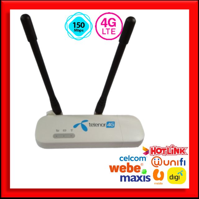 Huawei E8372 3G 4G | Portable Modem Wifi Portawifi + 2 Free Antenna ...