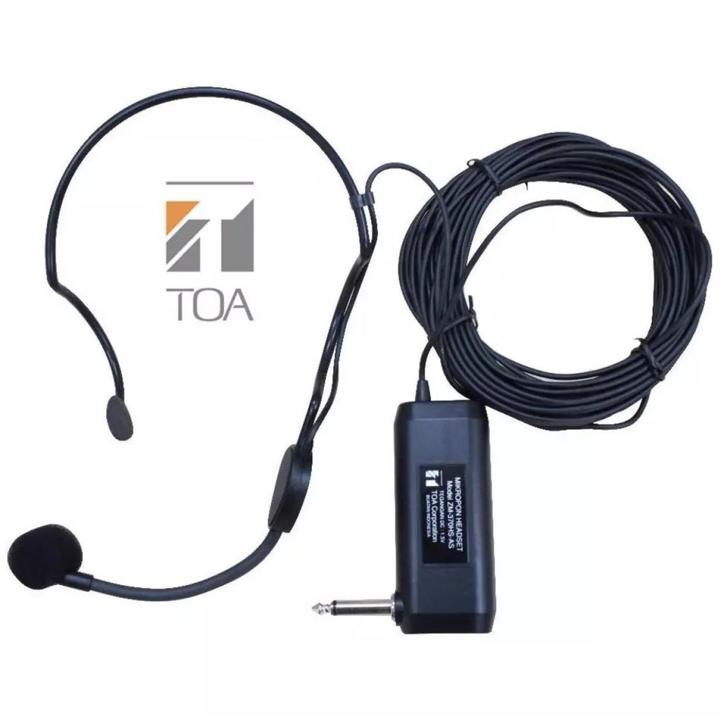 (Ready Stock Malaysia) TOA Mic Imam Headset Microphone EM-370HS Headset ...