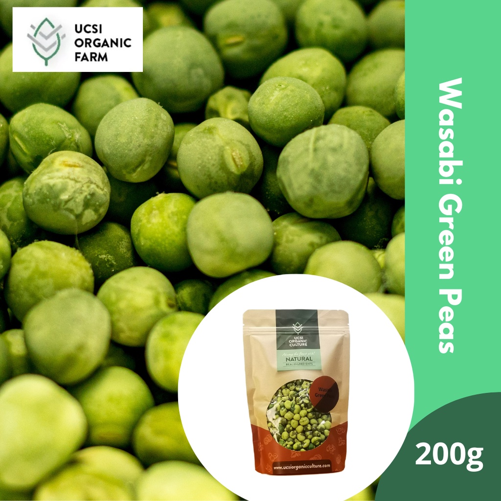 UCSI Organic-Wasabi Green Peas 200g | Shopee Malaysia